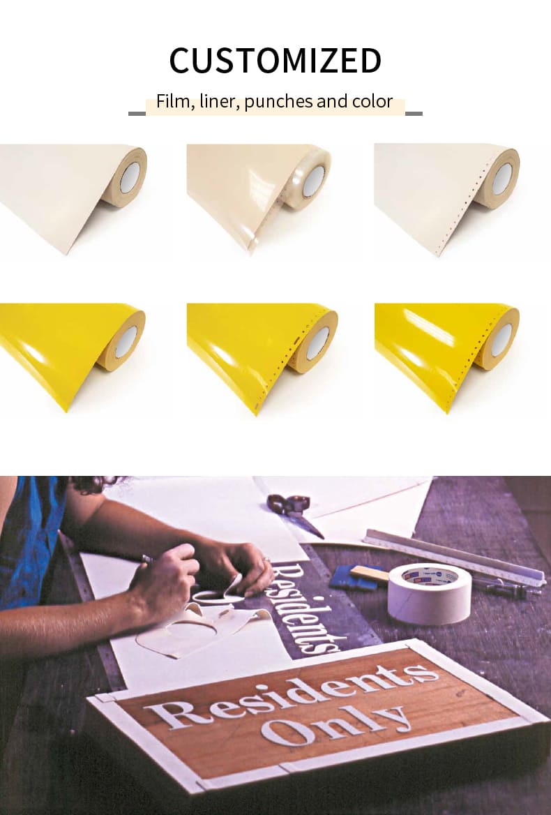 Bulk Sandblast Vinyl Stencil Film For Granite